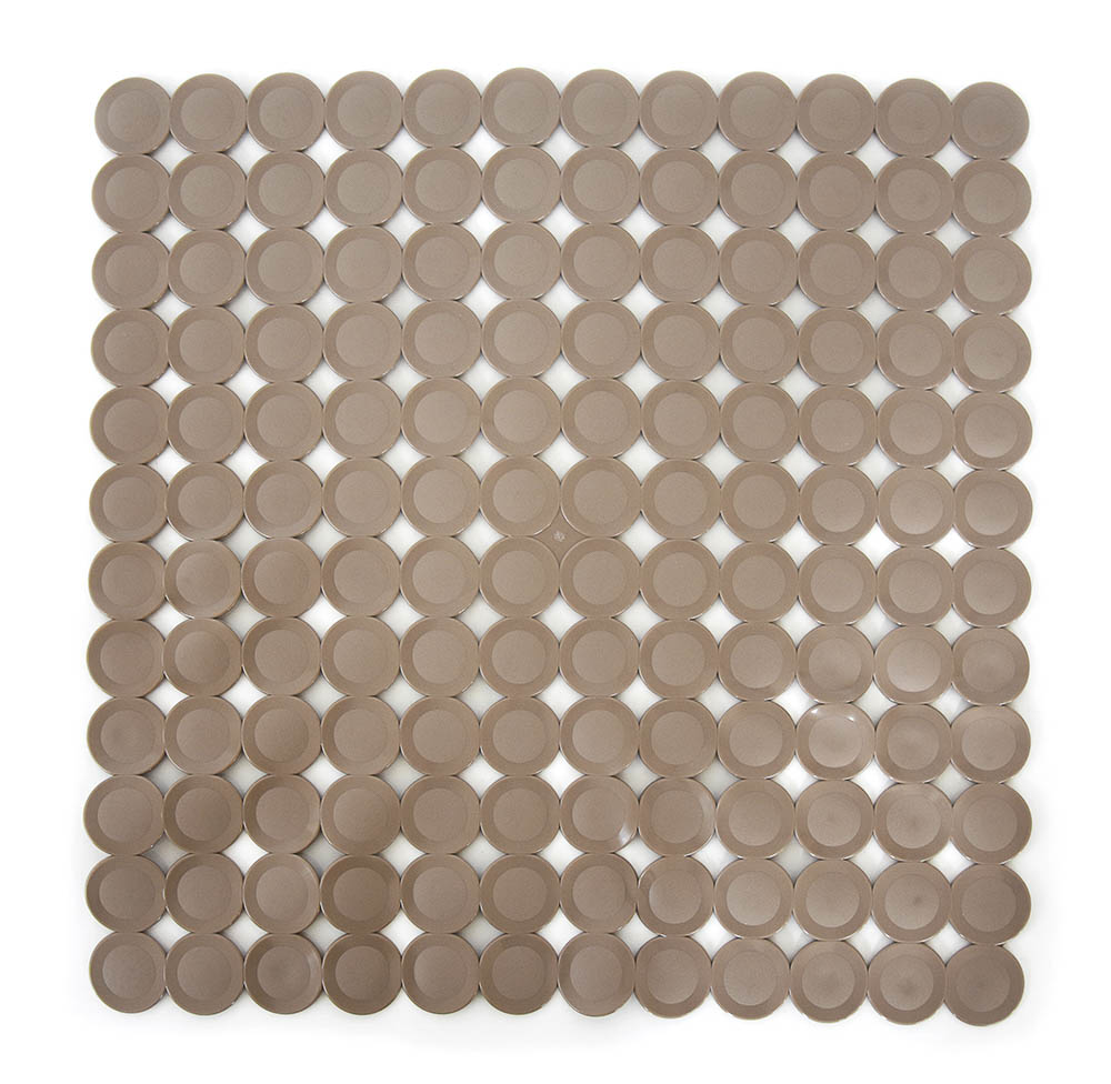 Dimitracas Πατάκι Αντιολισθητικό Μπεζ (Tortora) 'Disco' 53x53cm 00242.003
