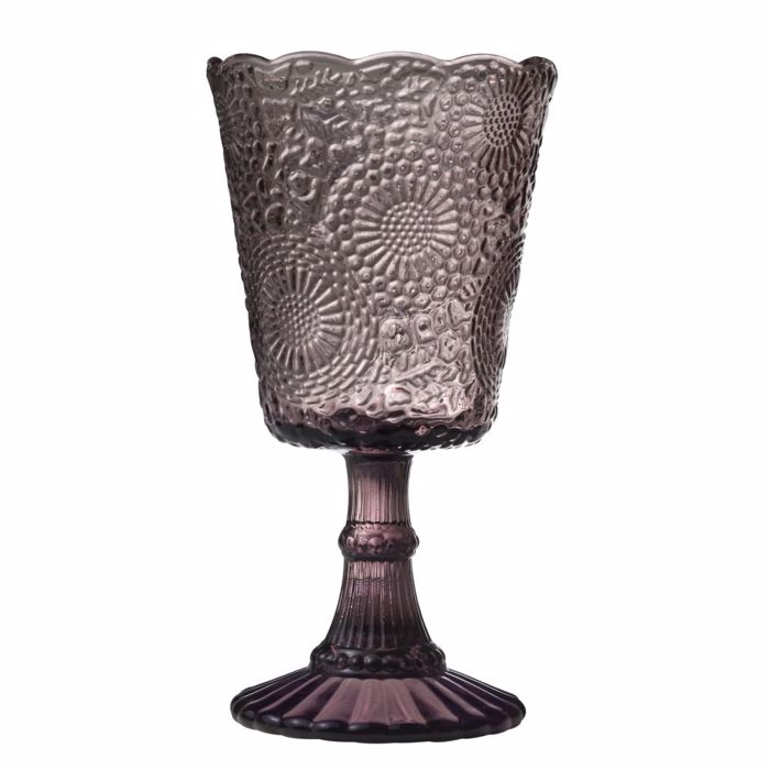 HFA ΓΥΑΛΙΝΟ ΠΟΤΗΡΙ ΚΡΑΣΙΟΥ ΚΟΛΩΝΑΤΟ VINTAGE PURPLE 300ml 5424506