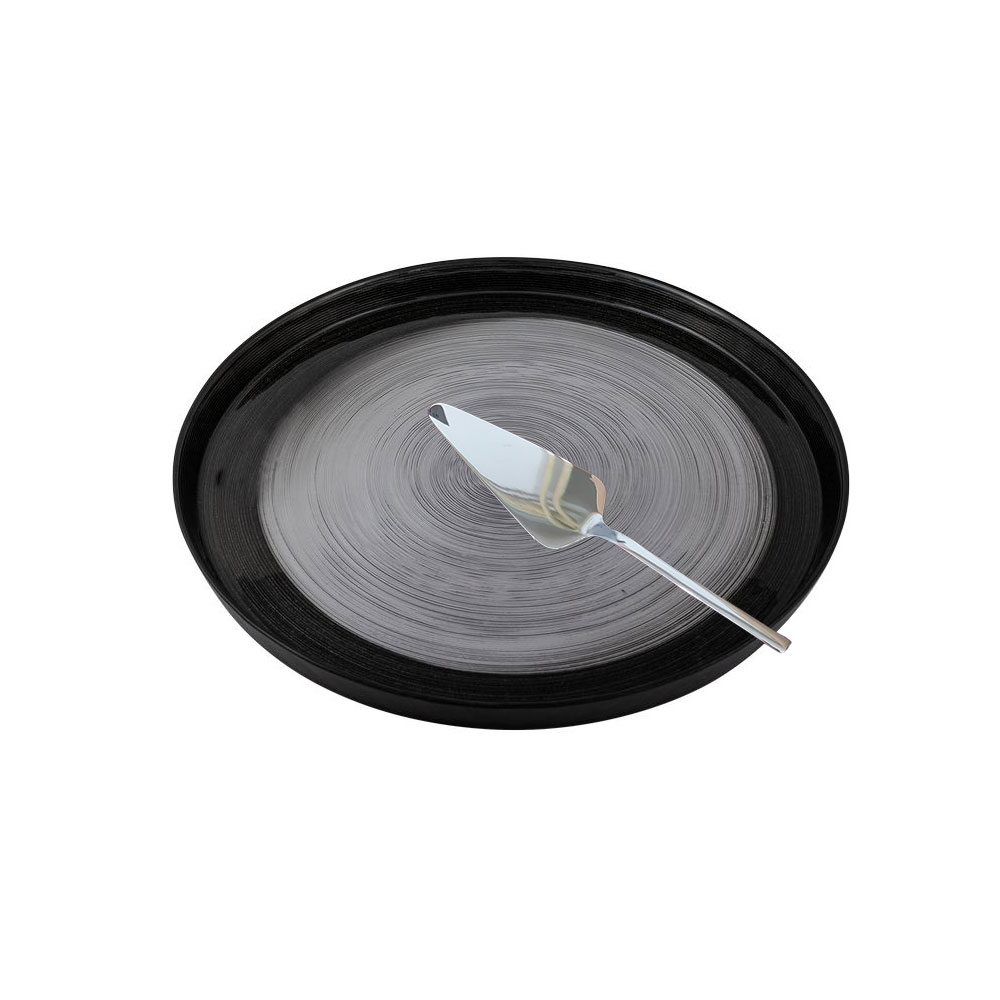 HFA ΣΕΤ ΓΥΑΛΙΝΗ ΠΙΑΤΕΛΑ ΓΛΥΚΟΥ 32cm ΜΕ ΣΠΑΤΟΥΛΑ REFLECTIONS GOURMET ...