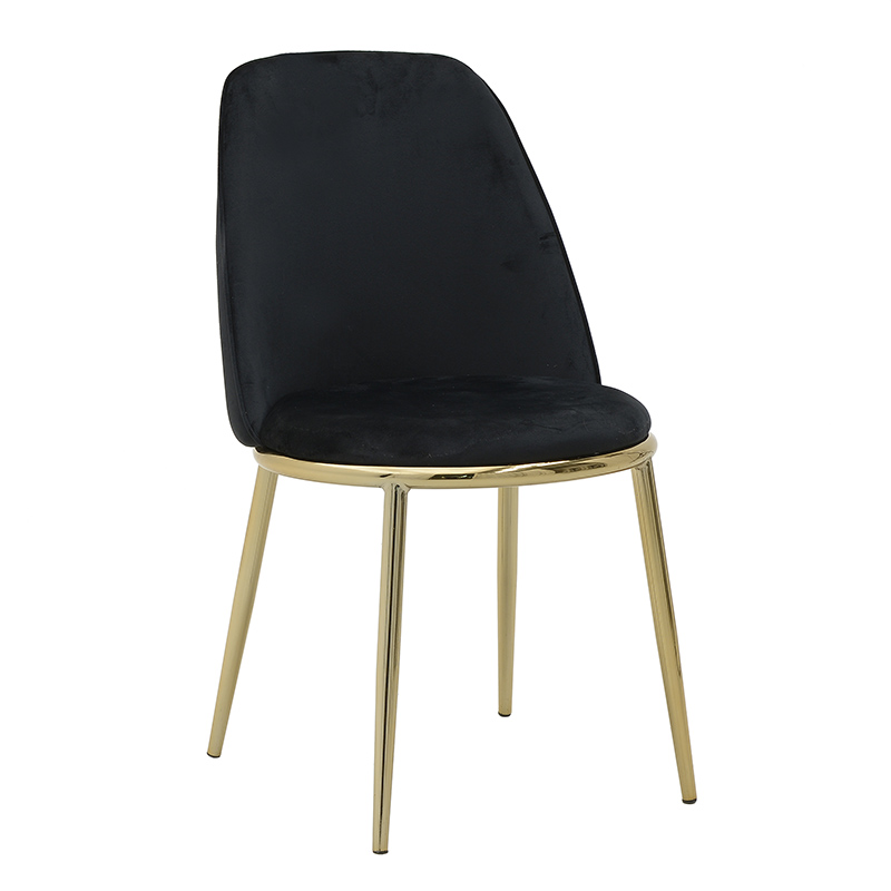 INART ΚΑΡΕΚΛΑ ΒΕΛΟΥΔΙΝΗ ΜΑΥΡΗ ΧΡΥΣΗ 47X44,5X83,5 3-50-064-0013
