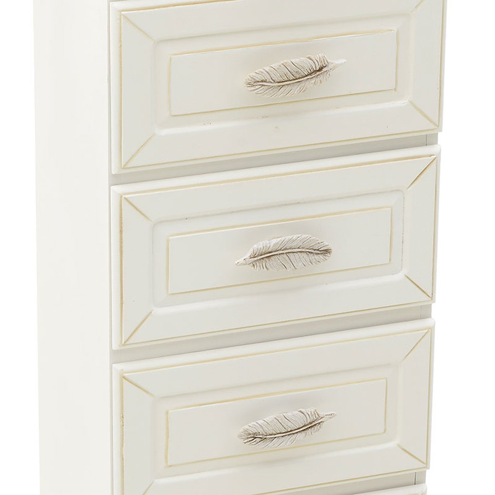 INART ΣΥΡΤΑΡΙΕΡΑ ΞΥΛΙΝΗ ΛΕΥΚΗ NATURAL 29Χ23Χ95 3-50-147-0098