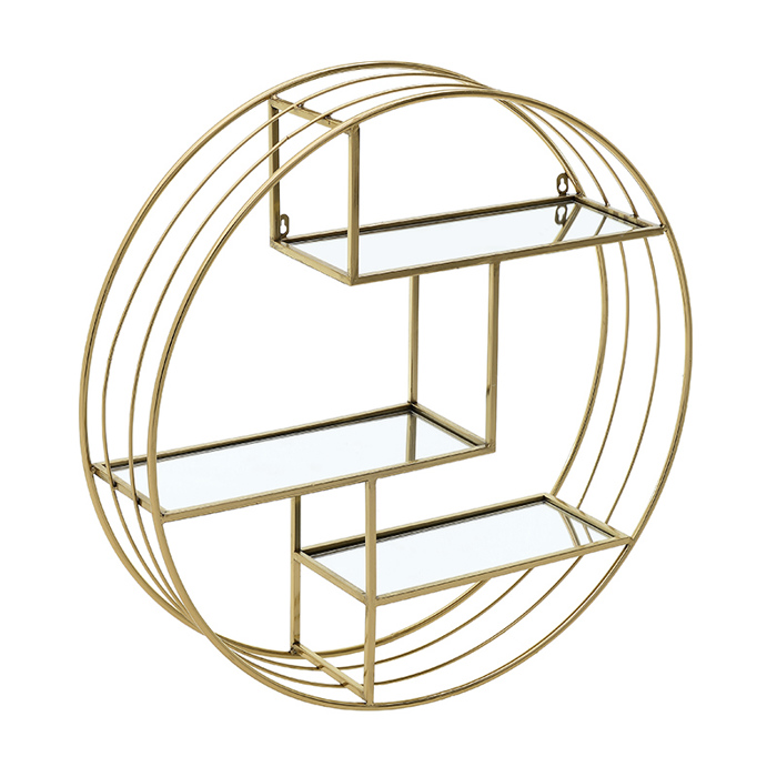 INART ΡΑΦΙΕΡΑ ΤΟΙΧΟΥ ΜΕΤΑΛΛΙΚΗ ΧΡΥΣΗ Δ75Χ18 3-50-255-0001