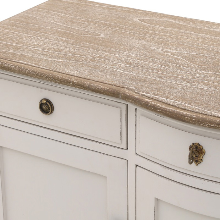 INART ΝΤΟΥΛΑΠΙ ΣΥΡΤΑΡΙΕΡΑ ΞΥΛΙΝΗ ΛΕΥΚΗ NATURAL 120X35X90 3-50-422-0038