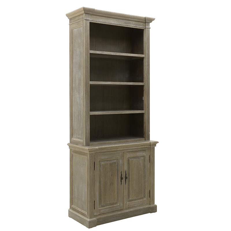 ΒΙΒΛΙΟΘΗΚΗ ΜΕ ΝΤΟΥΛΑΠΙΑ ΞΥΛΙΝΗ NATURAL 91Χ43Χ212 3-50-457-0028