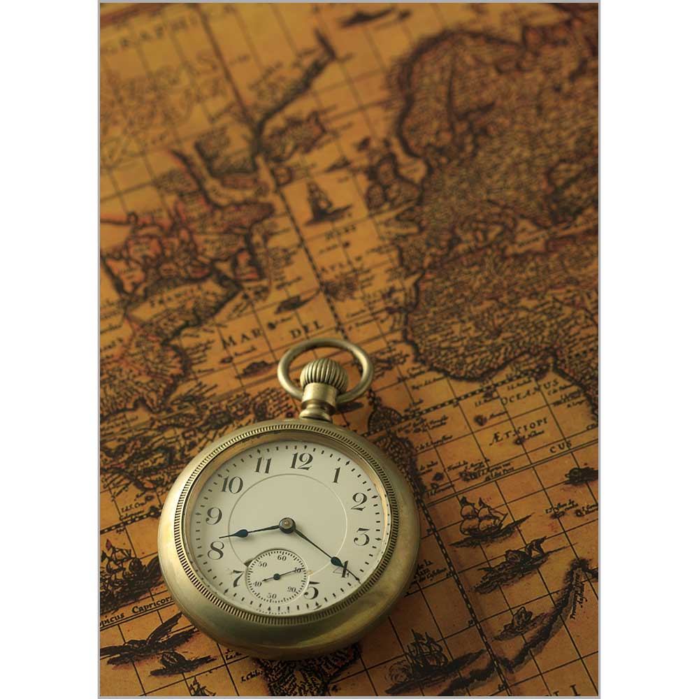 ΡΟΛΕΡ ΜΕ ΨΗΦΙΑΚΗ ΕΚΤΥΠΩΣΗ 'VINTAGE CLOCK' Α0908