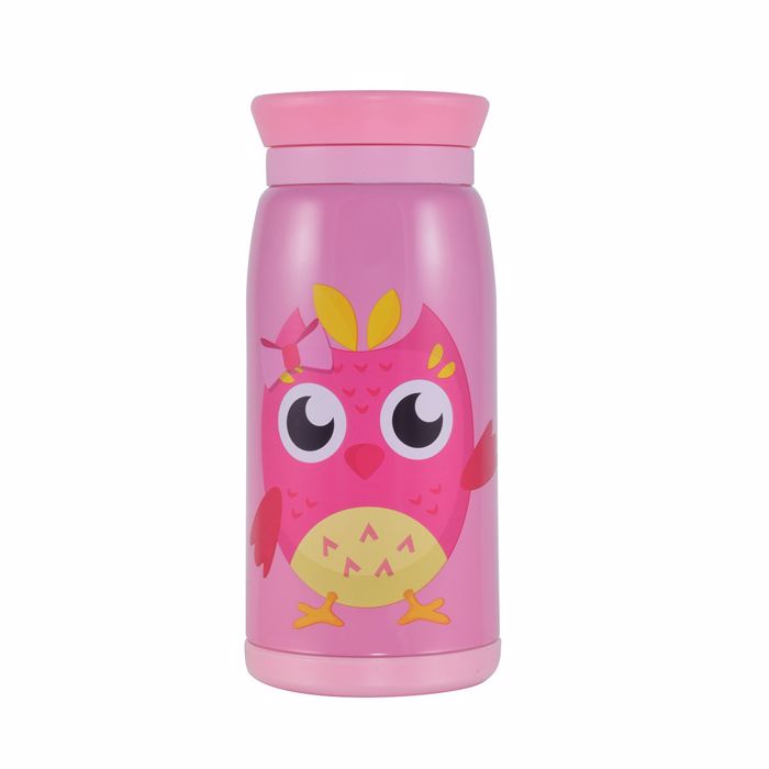 ESTIA ΘΕΡΜΟΣ ΠΑΙΔΙΚΟ SIMPLY KIDS ΑΝΟΞΕΙΔΩΤΟ 350ml OWL PINK 01-6048