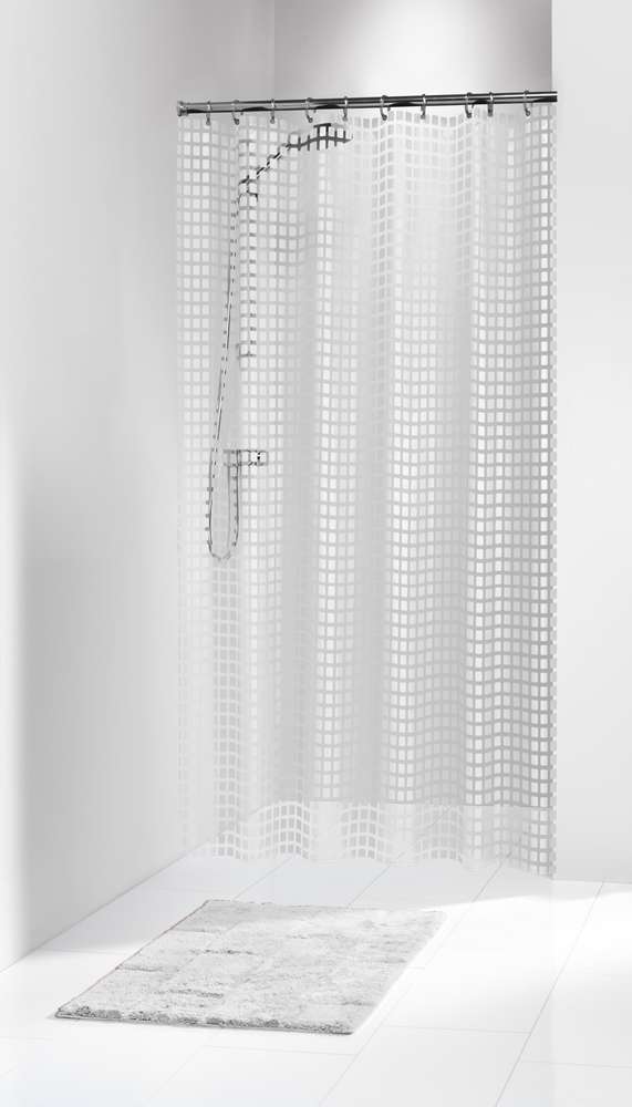 Sealskin Tiles 180x200 white κουρτίνα μπάνιου πλαστική Elemental