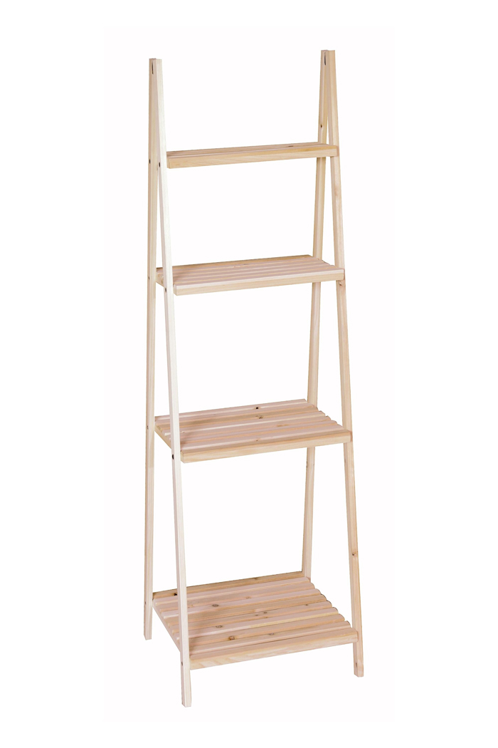 Max Home ΡΑΦΙΕΡΑ ΞΥΛΙΝΗ ΜΕ 4 ΡΑΦΙΑ 42x43x134cm DID0044288