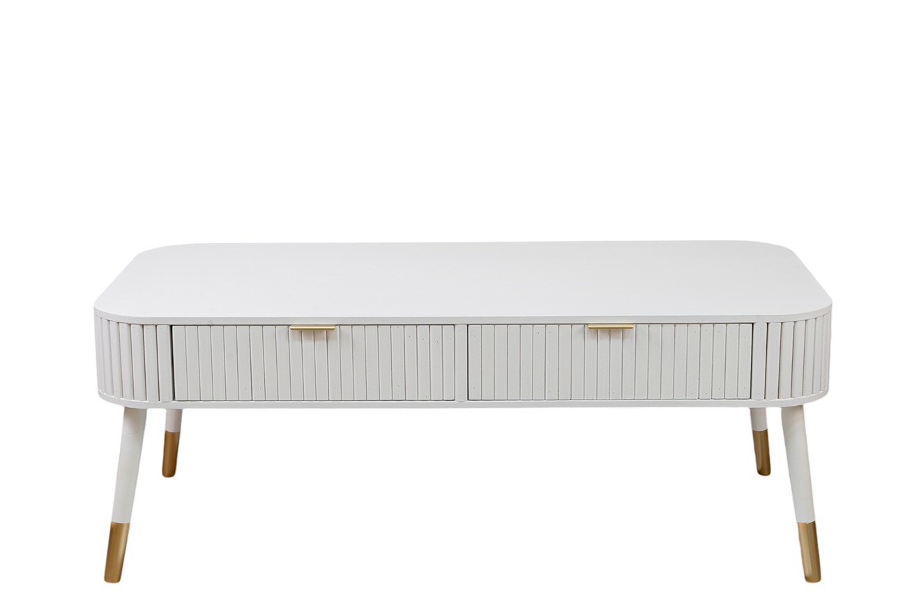 Zen Collection ΤΡΑΠΕΖΙ ΣΑΛΟΝΙΟΥ ΛΕΥΚΟ ΚΑΙ ΜΕΤΑΛΛΙΚΑ ΧΕΡΟΥΛΙΑ ...